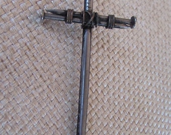 Cross made of nails | Etsy