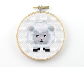 Sheep cross stitch | Etsy