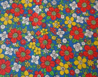 Calico print fabric | Etsy