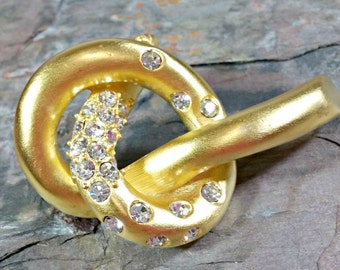 Love knot brooch | Etsy