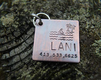 Custom Dog ID Tag-Call My Mom
