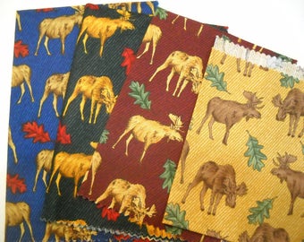 Moose fabric | Etsy