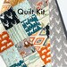 Forest Friends Quilt Kit Moda Fabrics Blue by SunnysideFabrics