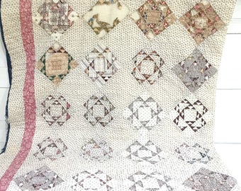 Vintage cutter quilt | Etsy