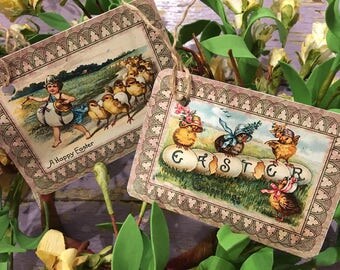 Easter tags | Etsy
