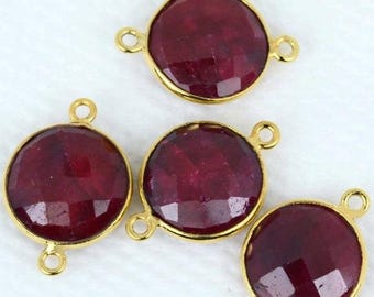 Natural ruby pendant | Etsy