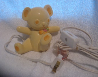 Teddy bear lamp | Etsy