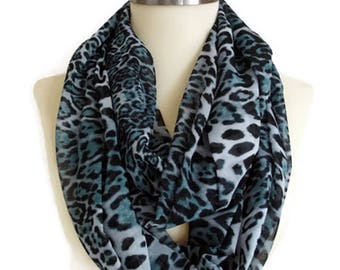 Animal print scarf | Etsy