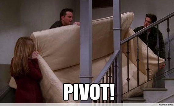 Pivot // Friends tv show // coffee mug // friends mug