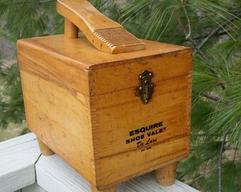 Shoe shine box | Etsy