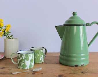 Enamel coffee pot | Etsy
