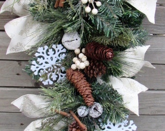 Winter door decor | Etsy