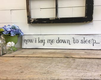 Now i lay me down | Etsy