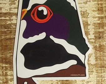 Wood duck decal | Etsy