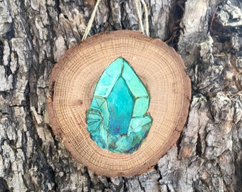 Iridescent crystal | Etsy