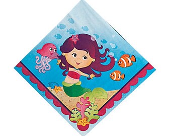 Mermaid napkins | Etsy