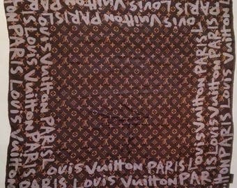 Louis vuitton scarf | Etsy