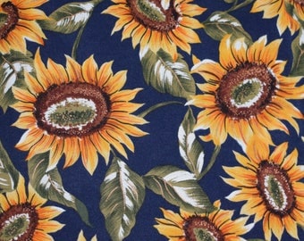 Navy blue sunflower | Etsy