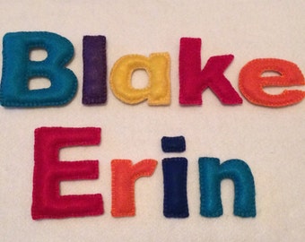 Stuffed felt letters | Etsy