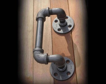 Iron pipe handle | Etsy