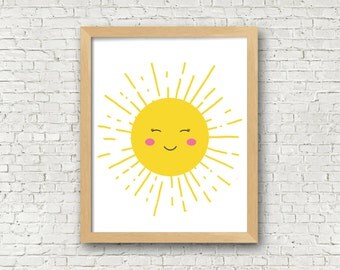 Sun wall decor | Etsy