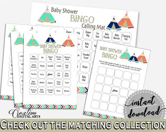 Baby shower bingo | Etsy