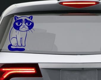 Grumpy cat decal | Etsy