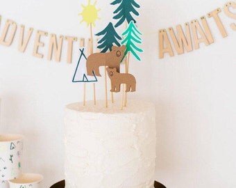 Teepee cake topper | Etsy