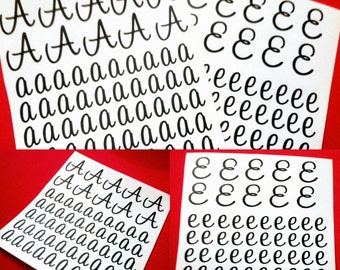 Adhesive vinyl letters | Etsy