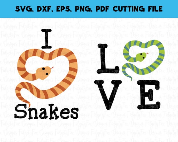 2 Snake SVG DXF EPSPdf Png Files for Cutting Machines Cameo
