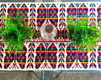 Mexican table runner | Etsy