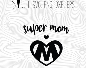 Supermom svg | Etsy