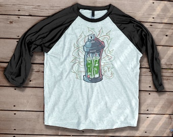 Spray paint shirt | Etsy