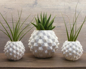 Geometric planter | Etsy