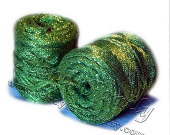 Glitter Lurex Yarn Shine sparkle yarn glamor yarn yellow