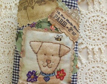 Unique patchwork puppy related items | Etsy