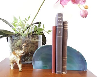 Agate bookends | Etsy