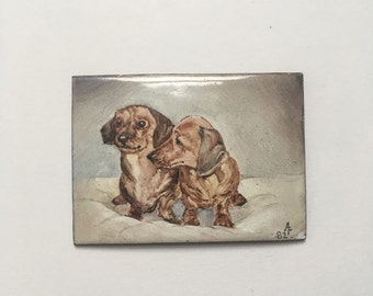 Vintage antique Captain Webb match box / by GalabeerandtheDog