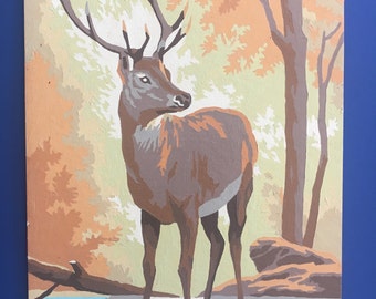 Paint by number deer | Etsy