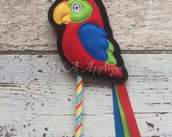 Parrot embroidery | Etsy