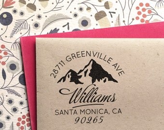 Mountain stamps | Etsy