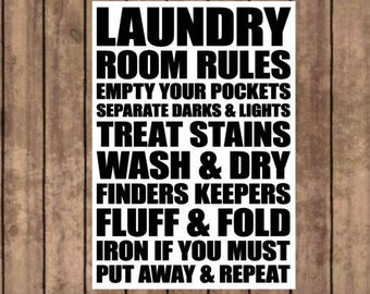 Laundry room sayings | Etsy