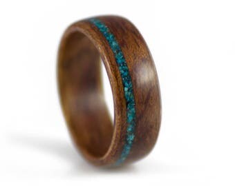 Wood wedding band | Etsy