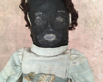 Primitive cloth doll | Etsy