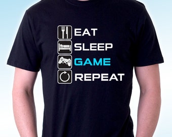 Eat sleep game | Etsy