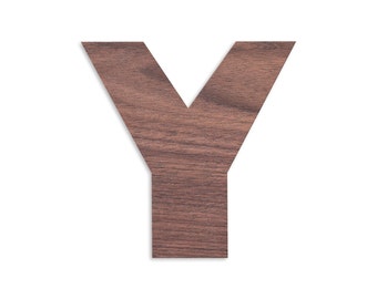 Wooden letter y | Etsy