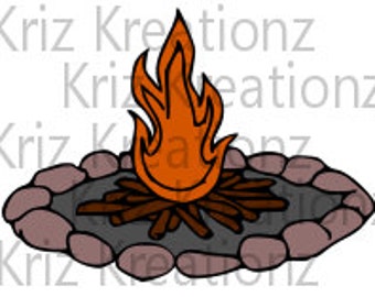 Firepit svg | Etsy