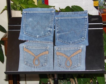 Denim hot pads | Etsy