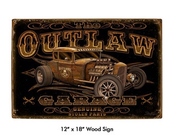 Outlaw sign | Etsy
