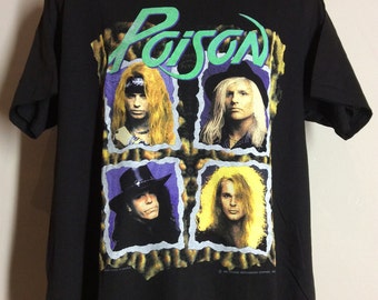 Poison band shirt | Etsy